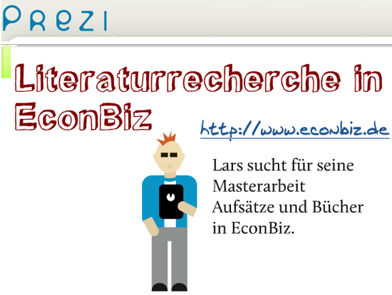 EconBiz-Einführung mit Prezi – webis-Blog